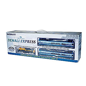 Bachmann Trains - Denali Express Ready to Run Electric Train Set - HO Scale, Prototypical Colors