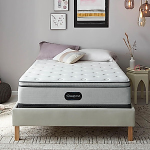 Beautyrest BR800 11.5 inch Twin Mattress - Hybrid Mattress with Cooling Gel Memory Foam and Pocketed Coils - Motion Separation and Temperature Control - Medium Feel - Twin Size Mattress Only