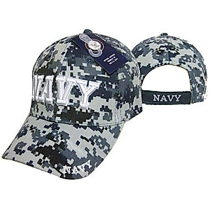 Military Veteran 3D Letters Digital Camo ACU Embroidered Cap Hat (Licensed)