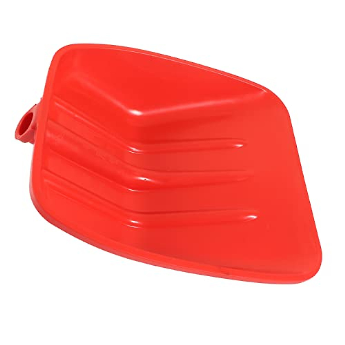 Plastic Garden Shovel, Red Easy To Install Snow Shovel for Rubbish for Fallen Leaves(41 X 37cm / 16.1 X 14.6in)