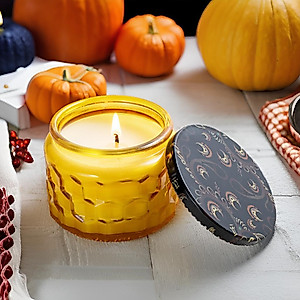 Pumpkin Chai Candle, Fall Candle for Home Scented, Autumn Candles for Women & Men, House Warming Gift, Small Candle Jar, 4.2 Ounce, 28Hour Burn Time, Halloween Candles Gift