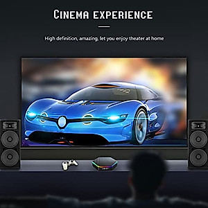 Android TV Box 12.0,Smart Android TV Box Allwinner H618 Quad-core CPU with 4GB RAM 32GB ROM Supports 2.4G/5.0GHz WiFi6 Ethernet 100M 3D 6K Ultra HD Bluetooth5.0 USB2.0 Mini Smart TV Box 2023