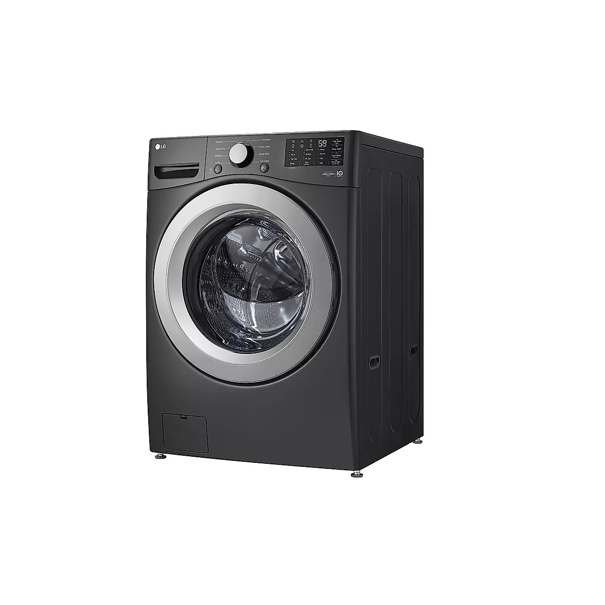 LG WM3470CM 27 Inch Front Load Washer with 5.0 Cu. Ft. Capacity, 8 Wash Programs, 1,300 RPM, SpeedWash Cycle, SmartDiagnosis, Rinse+Spin, Control Lock