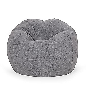 Christopher Knight Home Wibaux Bean Bag, Gray