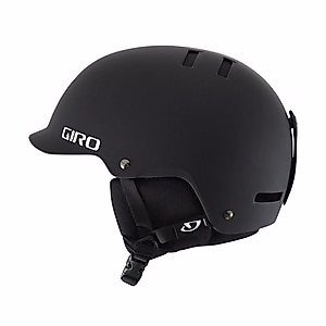 Giro Surface S Snowboard Ski Helmet (Matte Black, Large)