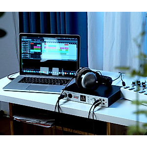 Antelope Audio Discrete 4 Synergy Core Desktop Audio Interface for Music Professionals - Thunderbolt & USB 4 Channel Microphone Preamp Recording, Streaming Studio Audio Interface w/37 FX Included