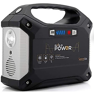 T POWER Car Charger for SereneLife COOLIS FlashFish CHAFON AIPER Portable Power Station CF-A30028 150Wh 155Wh 167Wh CPAP Battery Pack SLSPGN10 SLSPGN20 S320-UPGRADED AC DC Car Cigarette Plug