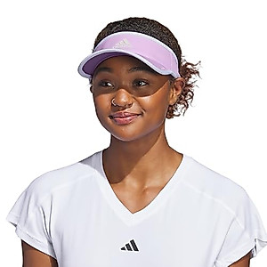adidas Women's Superlite Visor Discontinued, Bliss Lilac Purple/White, One Size