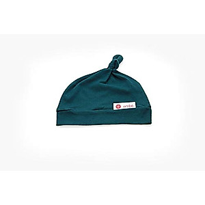 embé 2-Way Starter Swaddle Blanket Wrap and Beanie for Babies 0-3 Months - Spruce, 6-14 lbs | Legs In & Out Design | Secure Zipper Stops Unraveling | Stage 1 Sleep