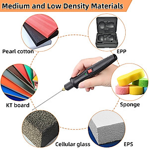 GOCHANGE 18W Foam Cutter, 10CM Electric Hot Knife, Upgraded Styrofoam Cutting Tool With 100-240V Transformer Adaptor, Board Wire Cutter with Button and Power Light
