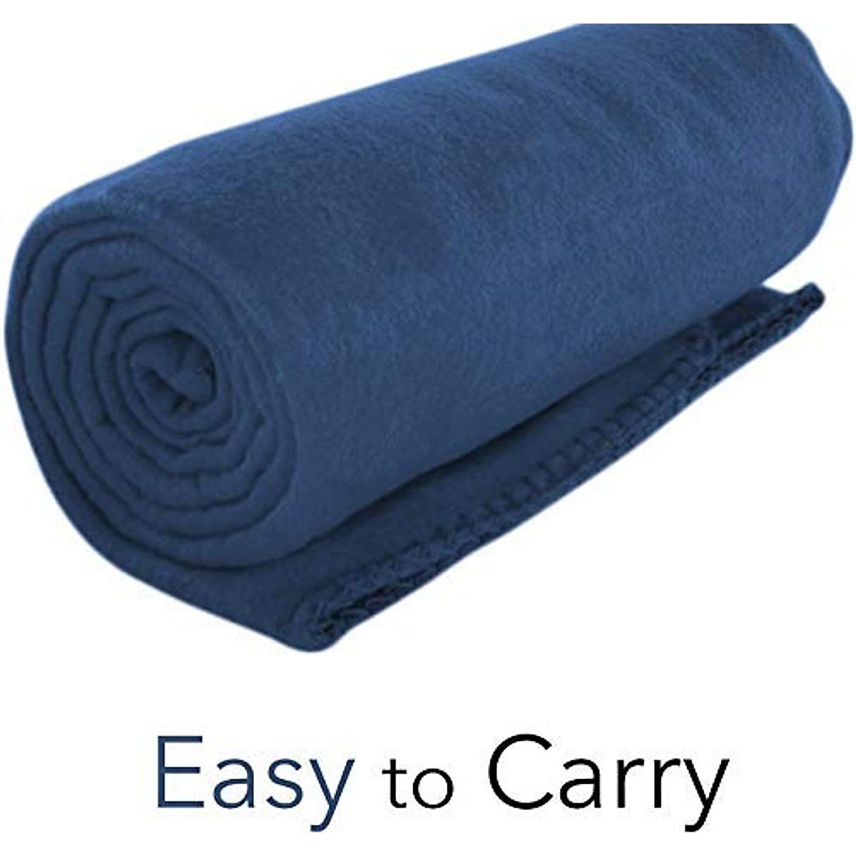 24 Pack of Wholesale Hypoallergenic Microfiber Blankets - 30x40 Fleece Throw Blankets in Bulk