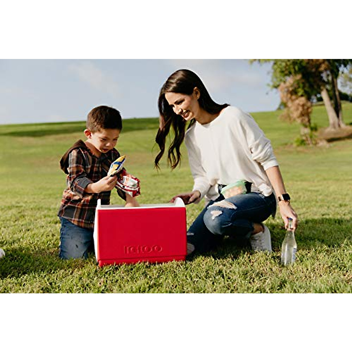 Igloo Playmate Elite Cooler Red/White, 16 Qt