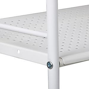 World Pride Rolling Salon Trolley Cart, 3 Tier, White