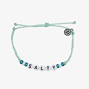 Pura Vida Bracelets Pack Neon Alphabet Coin Rosary Bracelet Stack - Set of 3 Stackable Bracelets for Women, Summer Accessories & Cute Bracelets for Teen Girls - 2 String Bracelets & 1 Chain Bracelet