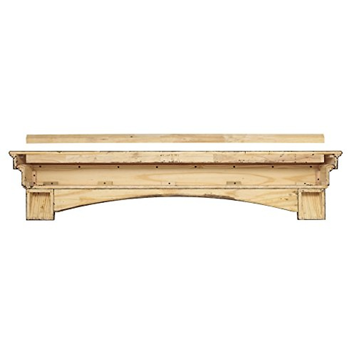 Pearl Mantels 497-60-10 Celeste Mantel Shelf, 60-Inch, Dune Finish