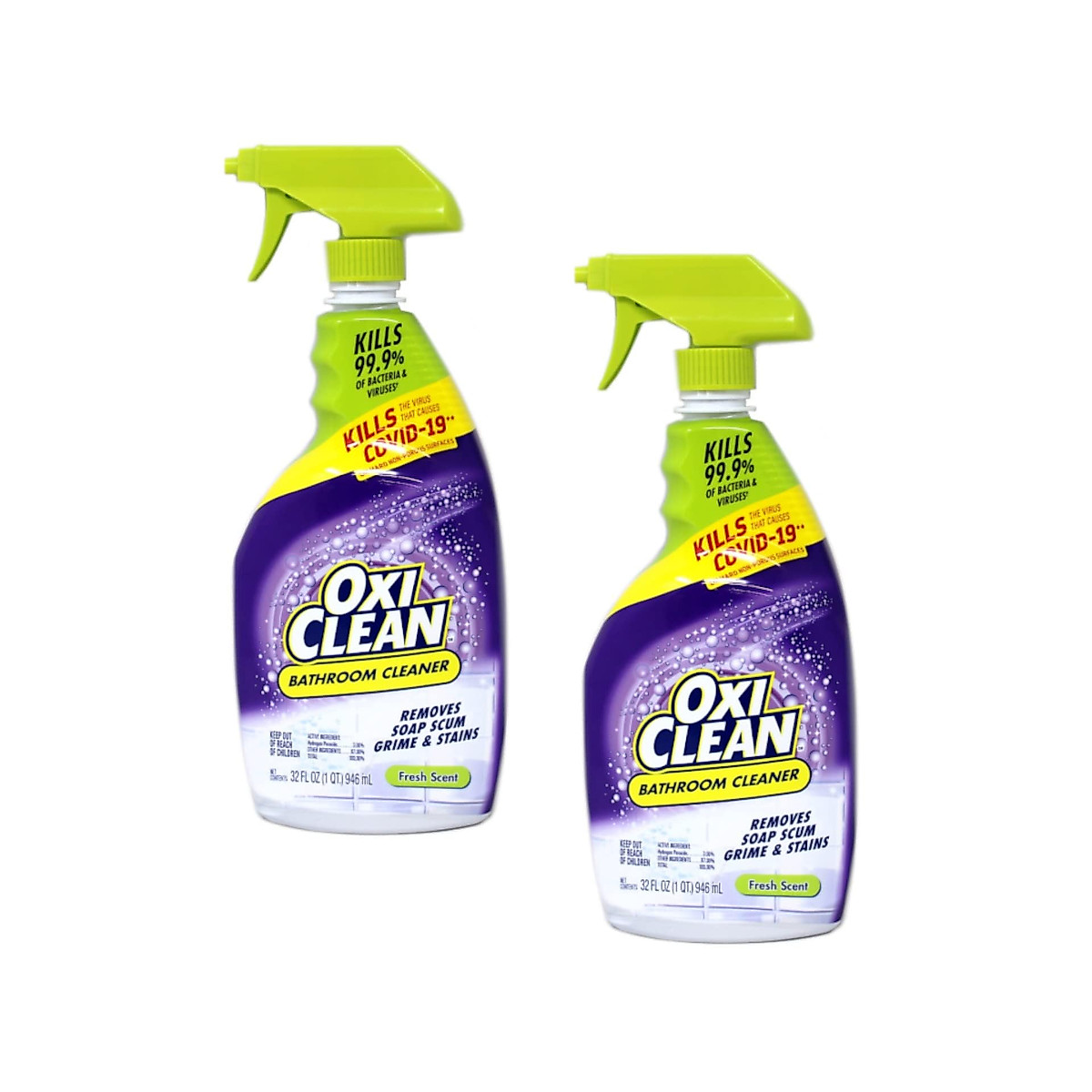 OxiClean Shower, Tub & Tile Cleaner 32 oz (Pack of 2)