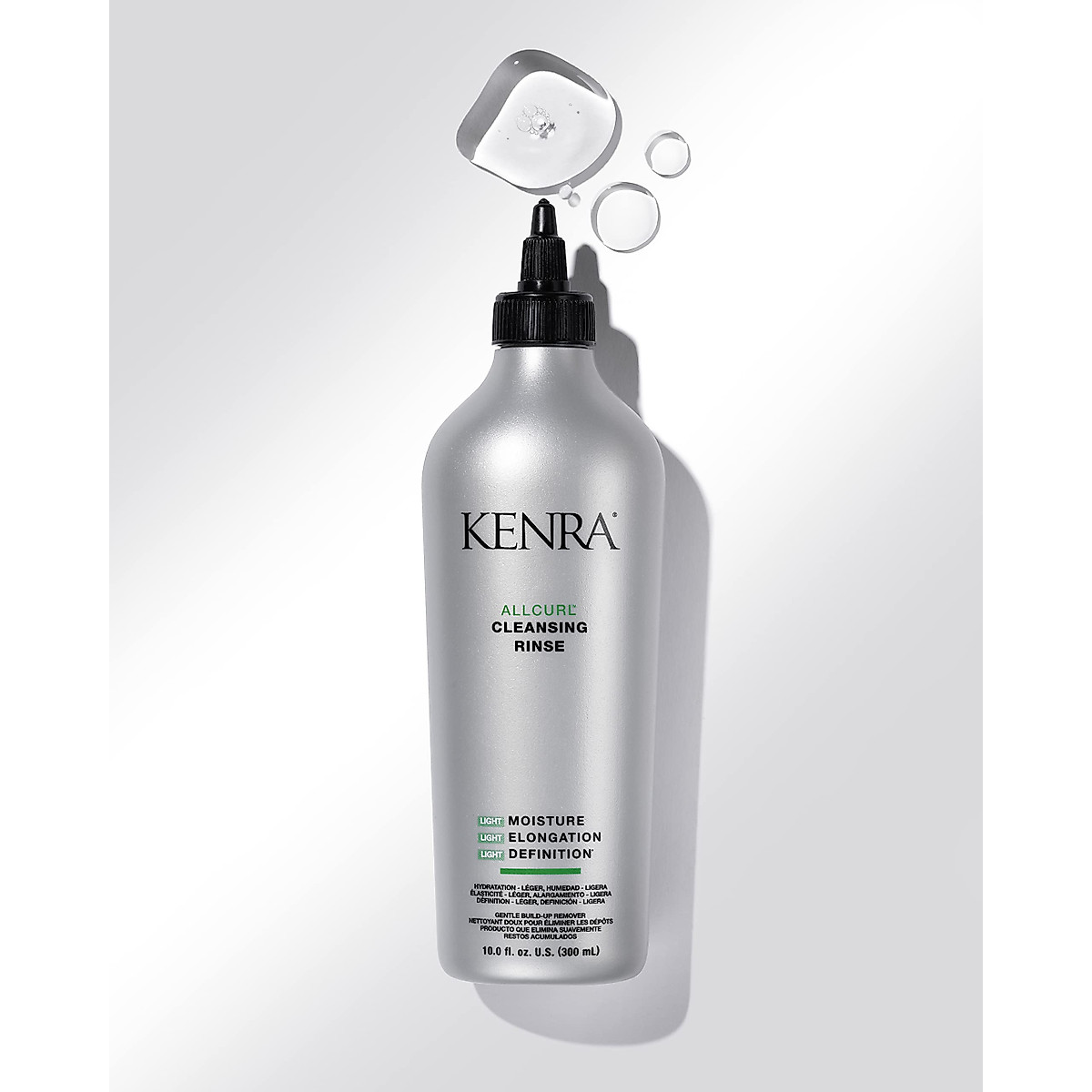 Kenra AllCurl Cleansing Rinse | Non-Drying Cleansing Rinse | Eliminates Product Build-Up | Maintains Moisture | Enhances Manageability | Color Safe | Wavy, Curly, Coily Hair | 10 fl. oz