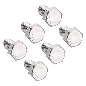 uxcell 5/16-18x5/8 Hex Bolts 304 Stainless Steel Hexagon Screw Bolt 6pcs