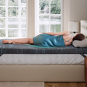 LINSY LIVING 3.5 Inch Soft Memory Foam Mattress Topper Full, Non-Temperature Sensitive Gel Memory Foam, Breathable & Cooling Full Size Bed Topper, CertiPUR-US Certified