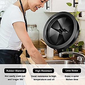 Garbage Disposal Splash Guard Collar Sink Baffle Cover Kitchen Disposal Replacement Waste Food Disposal Accessories Part for Whirlaway, Waste King, Sinkmaster and GE Models (3 1/8 Inch in Diameter)