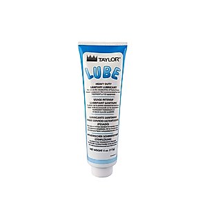 Taylor Blue Lube, 1 x Heavy Duty Sanitary Lubricant, Food Safe Lube, Soft Serve Lubricant, Compatible with: Stoelting, Taylor, 47518, 1 x 4 Oz Tubes