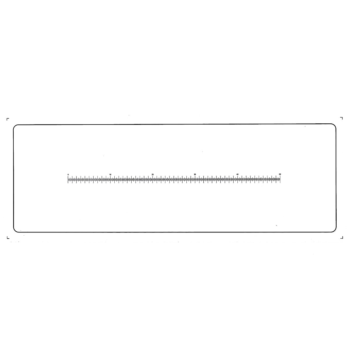 TOSUKKI 0.1mm Microscope Reticle Micrometer,Clear Micrometer Measuring Ruler, Microscope Micrometer Calibration Ruler Slide