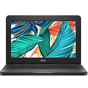 Dell Chromebook 11 3100 Rugged Chromebook, 11.6" HD Anti-Glare Screen, Intel Celeron N4020, 4GB LPDDR4 RAM, 16GB eMMC Storage, Spill-Resistant Keyboard, HD Webcam, WiFi 5, Black, Chrome OS
