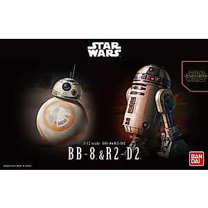 Bandai Hobby Star Wars 1/12 Plastic Model BB-8 & R2-D2 "Star Wars"
