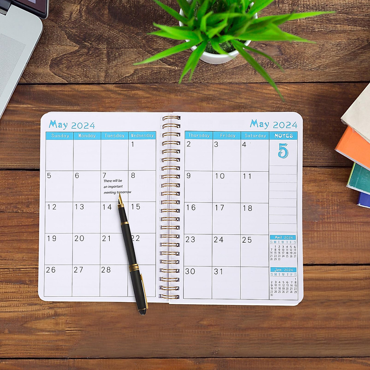 MAGICLULU Note Book Note Pads Office Writing Notebook Office Memo Pad Daily Planner Notebook Office Supply Note Supplies Home Supply Planner Pocket Planner Organizer Portable Calendar Work