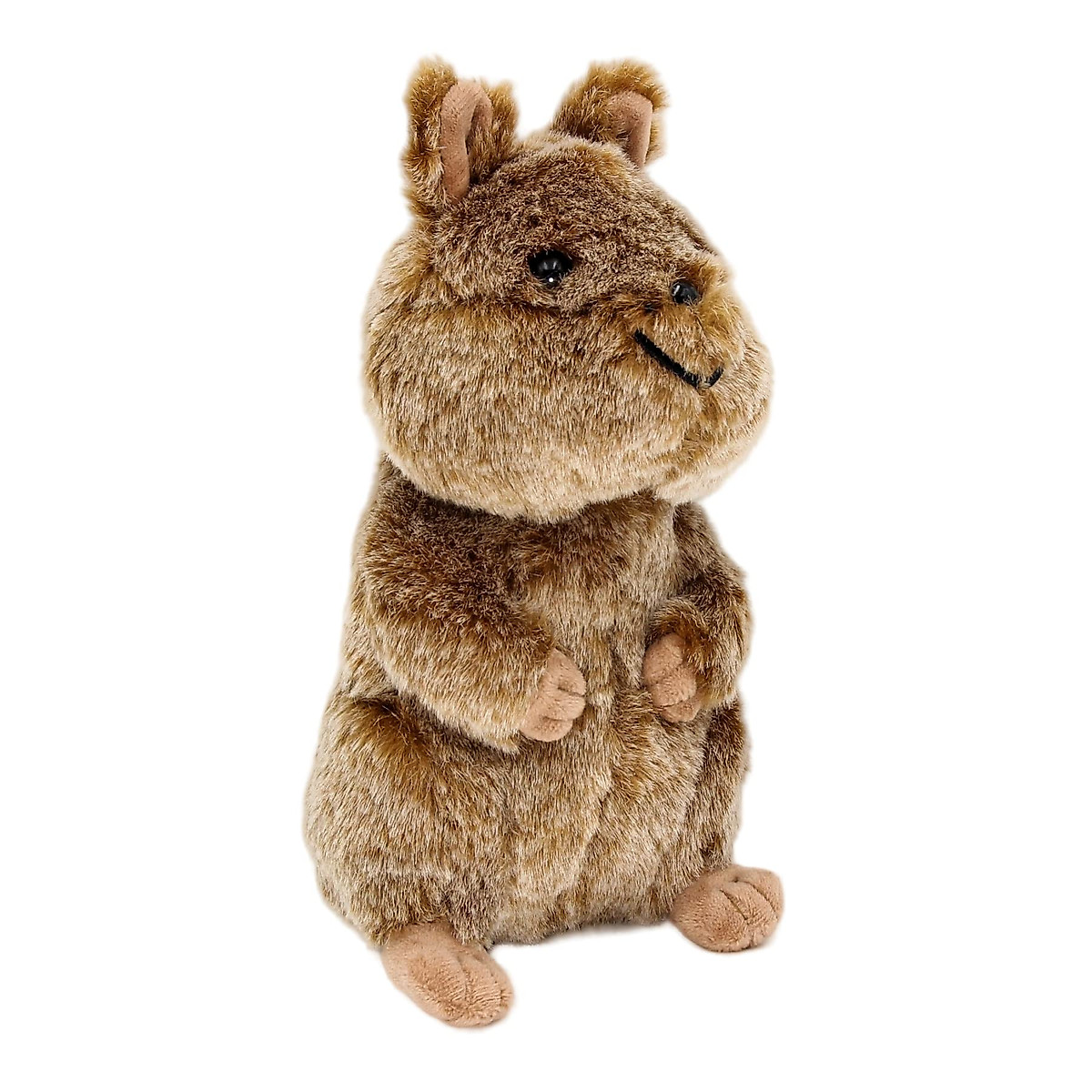 Whrigud Kawaii Quokka Kangaroo Plush Stuffed Animal Lifelike Short Tail Kangaroo Plushie Pillow Plush Toy Soft Stuffed Squirrel Pillows for Kids Gifts Home Decor 8.5'' (Quokka)