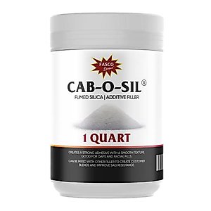 Fasco Epoxies - Fasco Cab-O-SIL Fumed Silica thickener in Quart tub