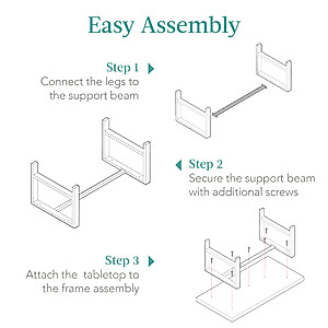 Best Choice Products 44in Modern Coffee Table Butcher Block Top Large Accent Table, Rectangular Wood Industrial Rustic Coffee Table for Living Room w/ 2in Metal Legs, 3in Tabletop - Gray