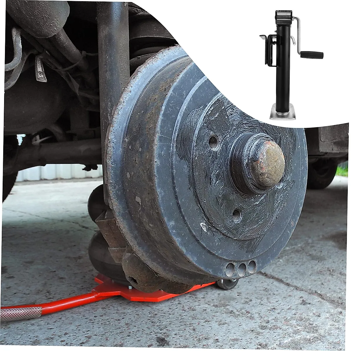 ERINGOGO Practical Car Lifting Jack Stabilizer 900kg Capacity Compact Design for Rv and Trailer Support