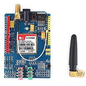 Module,Development Board Module Kit,5~26V SIM Development Module,Fit for SIM900 850/900/1800/1900 MHz GPRS/GSM,Quad-Band 850/900/ 1800/1900 MHz - Would Work on GSM Networks
