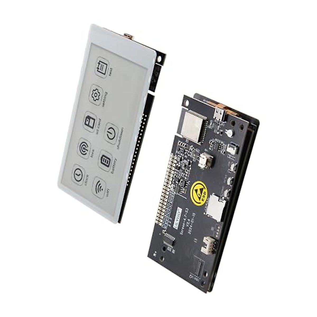 LILYGO T5 4.7 Inch E-Paper V2.3 ESP32-S3 Development Driver Board TTGO Display Module Support TF Arduino (Female pin Welded Version)