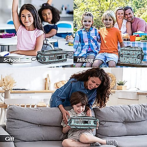 Maelstrom Lunch Box Kids,Expandable Kids Lunch Box,Insulated Lunch Bag for Kids,Lightweight Reusable Lunch Tote Bag for Boy/Girl,Suit for School/Picnic,9L,Cat