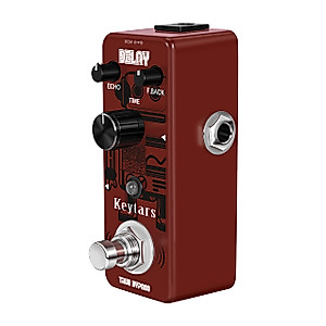 Keytars Guitar Delay Pedal Analog Classicl Delay Effect with True Bypass Switching, Fully Analog Circuit Universal for Electric Guitar And Bass