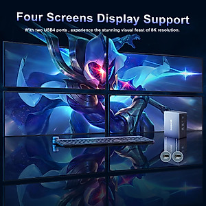 GEEKOM Mini PC Mini IT12, 12th Gen Intel i7-12650H NUC12 Mini Computers(10 Cores,16 Threads) 32GB DDR4/1TB PCIe Gen 4 SSD Windows 11 Pro Desktop PC Support Wi-Fi 6E/Bluetooth 5.2/USB 4.0/2.5G LAN/8K