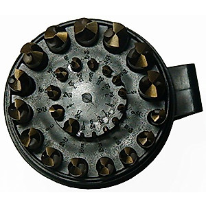 Drill America - DWD29J-CO-PC 29 Piece M35 Cobalt Drill Bit Set in Round Case (1/16" - 1/2" X 64ths), DWDCO Series