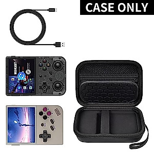 PAIYULE Travel Case Compatible with RG353V/ RG35XX/ RG353VS Retro Handheld Game Console, Handheld Emulator Storage Holder Organizer, Android Game Console Carrying Bag (Box Only)