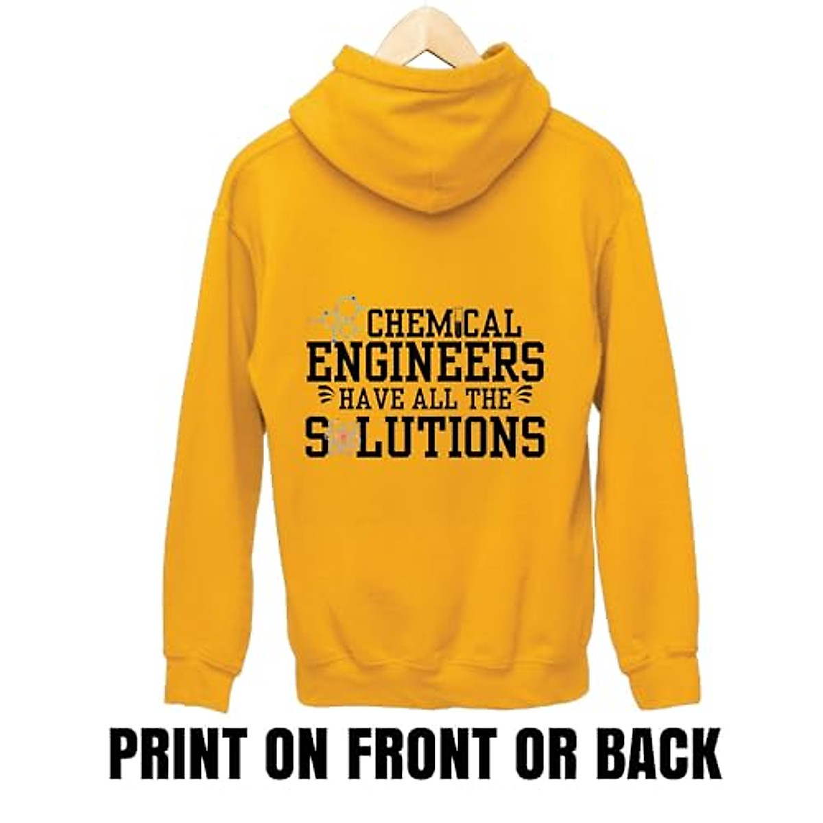 Wonderful Gifts for Chemical Engineers Graduates and Students Gray and Muticolor Unisex Hoodie