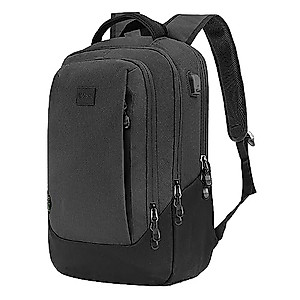 Goloni Travel Laptop Backpack for Women & Men - airplane approved carry on Business Bag with USB Charging Port, fits 15.6 Inch Notebook