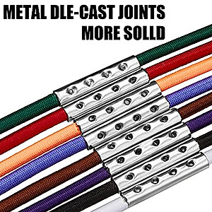 8 Pieces 3.28 Ft trash can bands large Rubber Bands Garbage Can Bag Holder 13-30 Gallon Garbage Can, Colorful Litter Box Band Loop for Trash Can Outdoor, 8 Colors