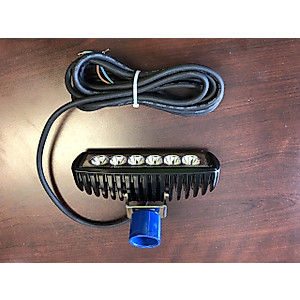 Boat Lights US Spreader Light with 3/4" PVC Attachment, Black