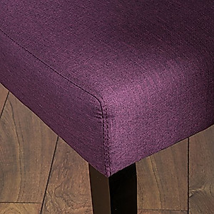 Christopher Knight Home Nyomi Fabric Dining Chair, Deep Purple(pack of 2)