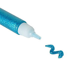 72 Pack Glitter Glue Pens, Rainbow Glue Stick Set for Arts and Crafts Projects, Slime Supplies, Scrapbooking, Cards, 0.35 Oz (12 Colors)