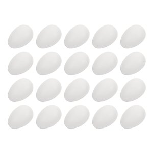 IMIKEYA 50pcs DIY Hand-painted Easter Egg Plastic Easter Eggs DIY Fake Egg Props Easter Egg Hunt, Surprise Egg, Easter Hunt Home Decor, Easter Theme Party Supplies