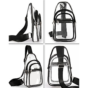 Sling Bag for Women Fanny Pack Crossbody Bags for Women Chest Bags Cross Body Purse PU Shoulder Backpack