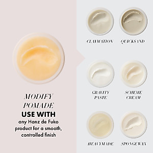 Hanz de Fuko Modify – Premium Mens Hair Styling Pomade with Medium Hold & High Shine Finish, 2oz