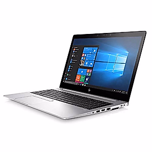 HP 15.6" EliteBook 850 G5 Notebook, Intel Core i5-8350U, 8GB RAM, 256GB SSD, Fingerprint, Windows 10 Pro, Silver (Renewed)